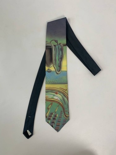 Ralph Marlin Mens Tie Salvador Dali Time Warp Necktie persistence of ...