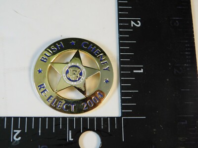 PRESIDENT OF THE UNITED STATES GEORGE W. BUSH RE-ELECT 2004 PIN BG#59 ...