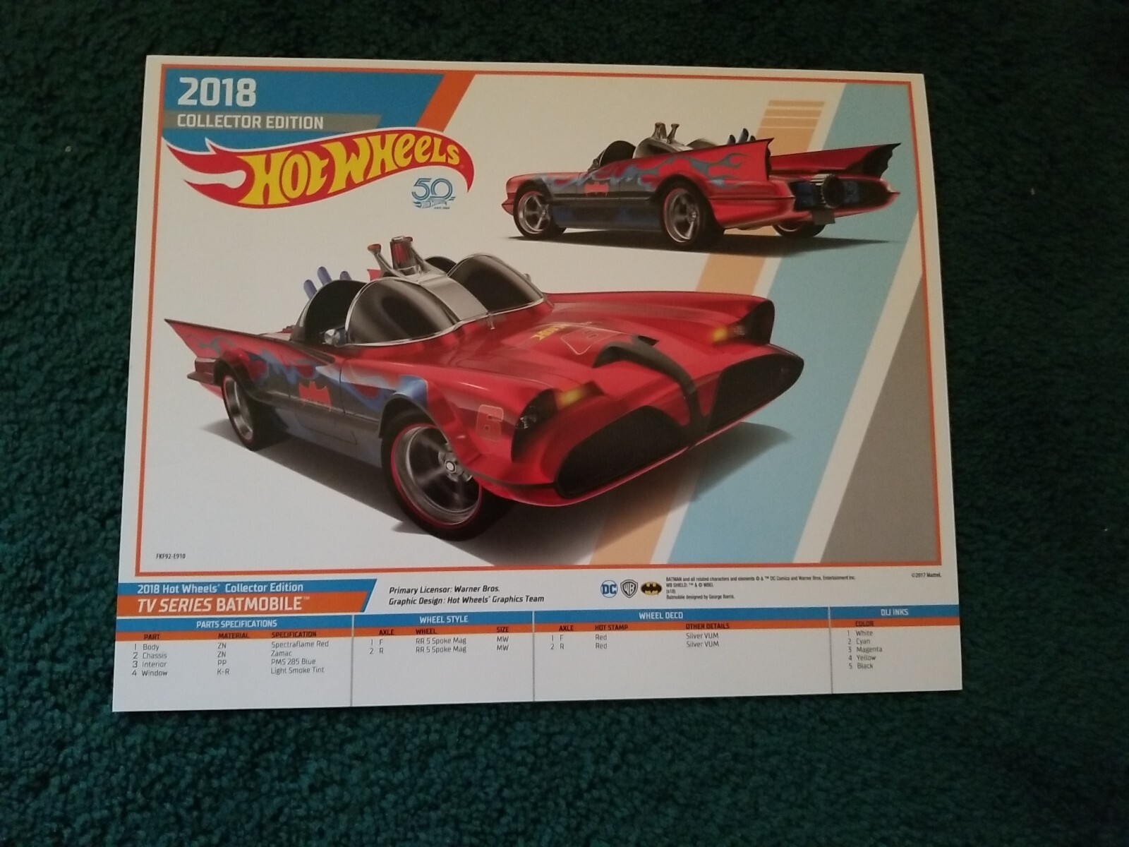 Hotwheels Kmart E Sheets VW Drag Truck 55 Gasser 64 GMC Panel Batmobile ...
