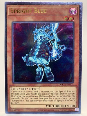 Yugioh - Spright Blue OP21-EN001 ULTIMATE NM X1 | eBay
