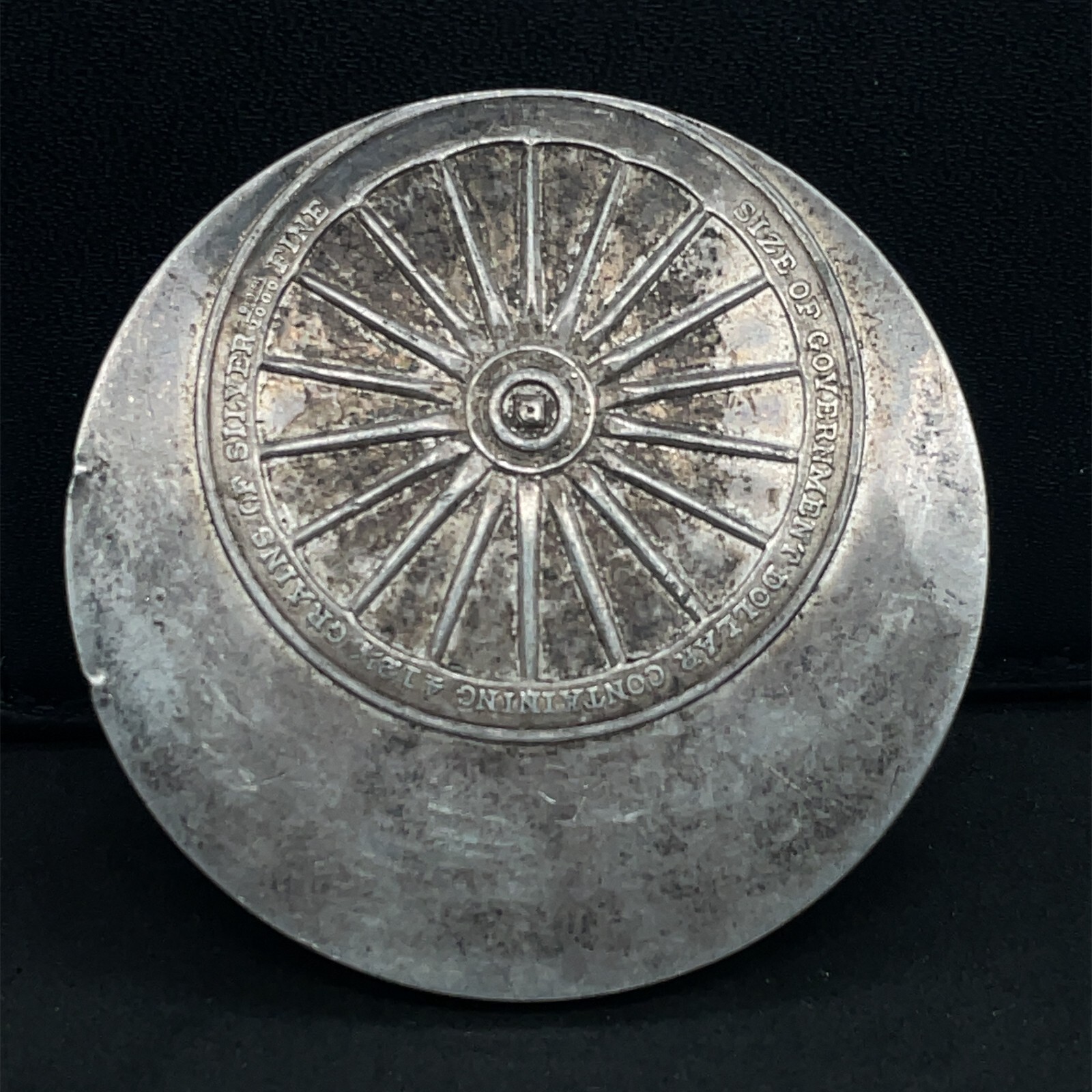 1896 Bryan So-Called Silver $1 GORHAM MFG CO. Equivalent of Gold Dollar ...