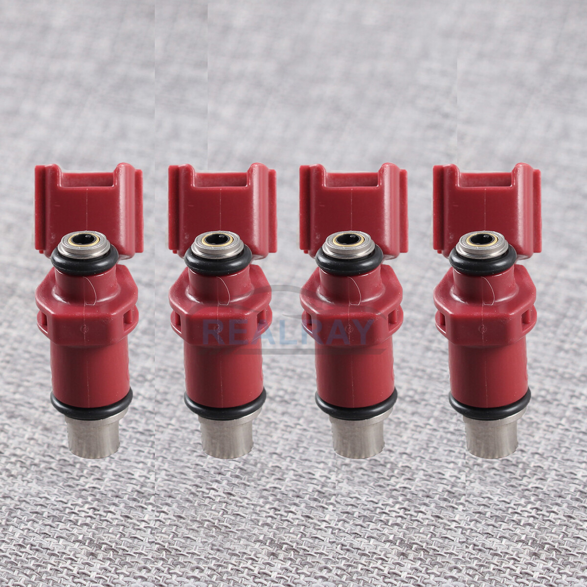 Set of 4 6D8-13761-00-00 Outboard Fuel Injector 4 Stroke 10 Holes 6D8 ...
