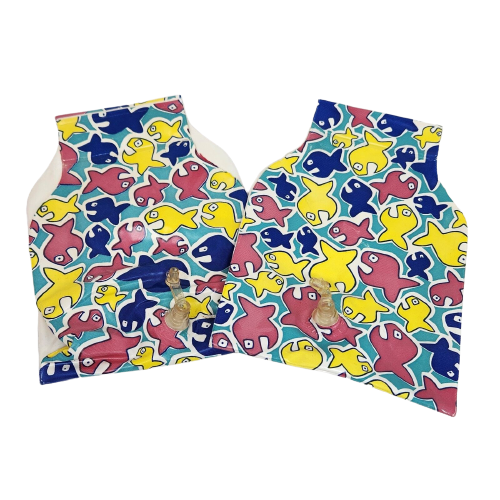 2 VINTAGE 1980's FLORIDA POOL SWIM EASY FISH KIDS INFLATABLE POOL ...
