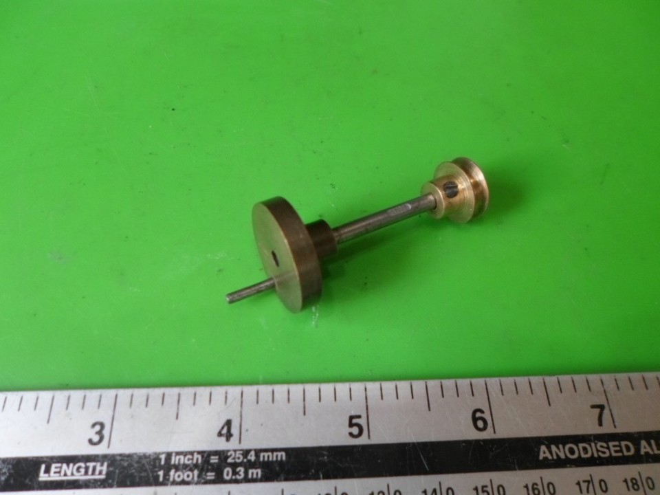 Bowman Live Steam Engine Parts - Bowman PW 203 - Crank Shaft and Pulley ...