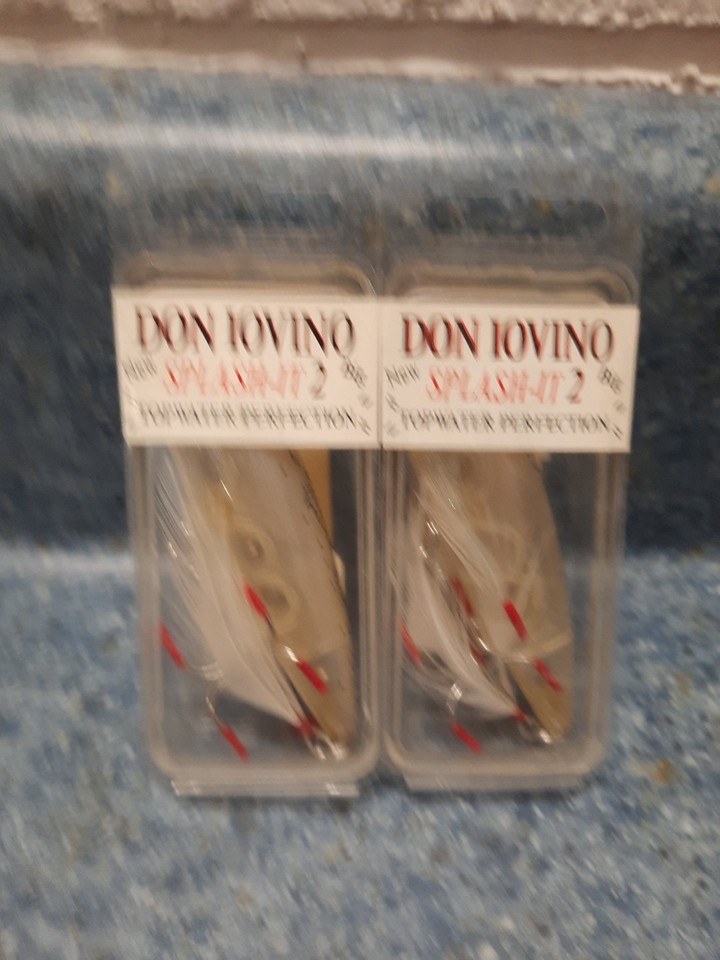 2 Don Iovino Splash It 2 Big Popper Lures Topwater Perfection! | eBay