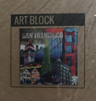 Studio Manhattan Art + Design Art Block ~ 5” X 5” ~ San Francisco, CA ...