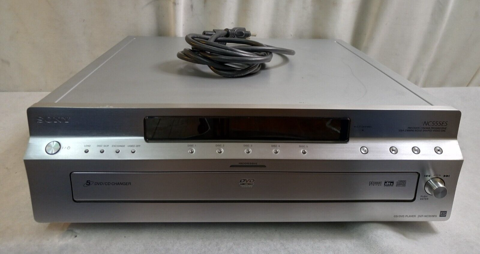 SONY NC555ES SC/DVD PLAYER Cinema Progressive 12bit 216Mhz NO Remote | eBay
