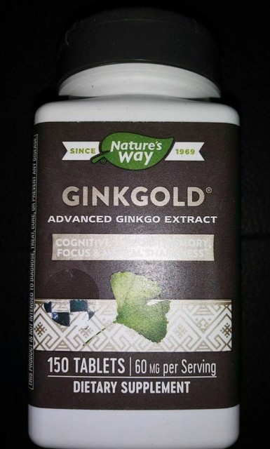 Nature's Way Ginkgold 60 MG 150 Tablets for sale online | eBay