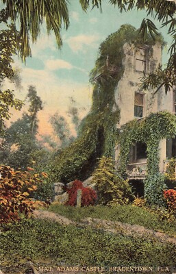 Major Adams' Castle Bradenton Florida FL 1913 Postcard | eBay