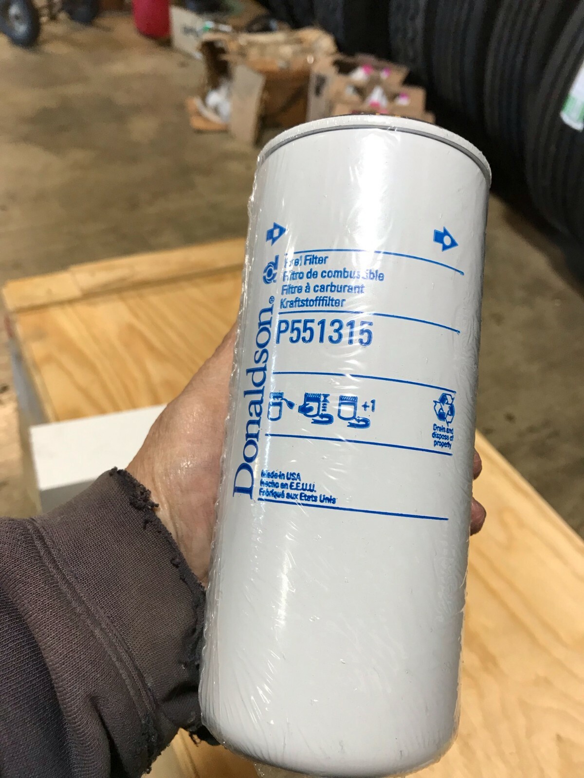 DONALDSON P551315 - Fuel filter cross reference