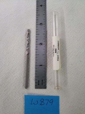 1 NEW HTC 3MM SOLID CARBIDE SPIRAL DRILL. 2-3/4" OAL. USA MADE (W879 ...