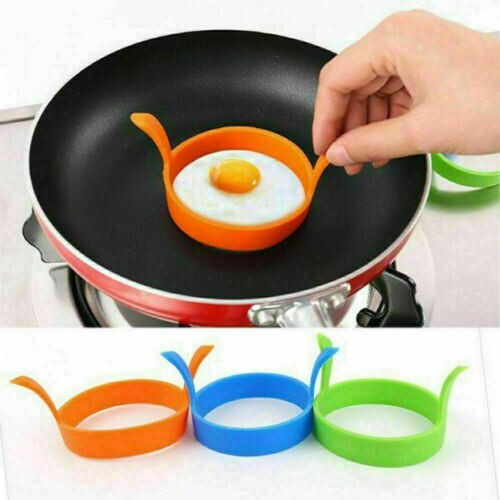 Egg Frying Rings pancakes Mold Shapers Circles Food 3" | eBay UK