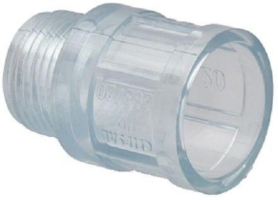 2x Clipsal CONDUIT PLAIN TO SCREWED ADAPTOR Transparent*Aust Brand ...