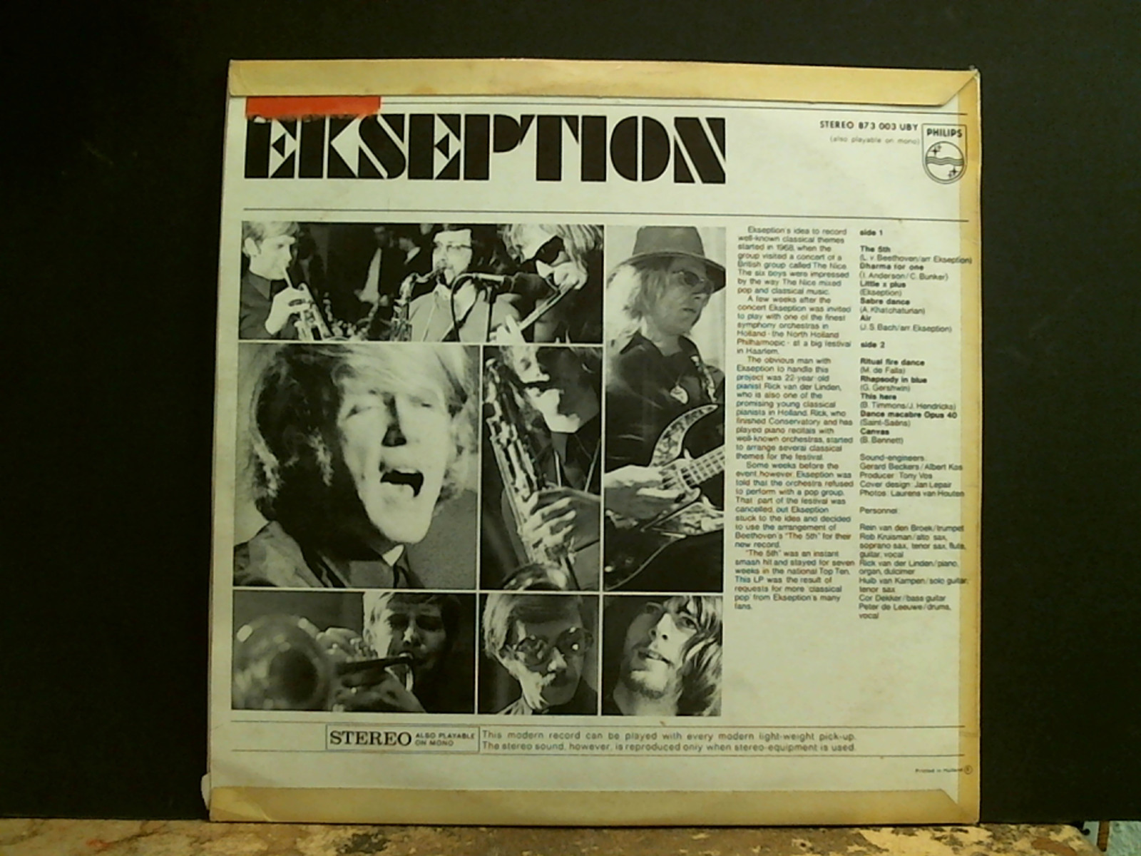 EKSEPTION Ekseption LP Dutch Progressive Great ! | eBay UK