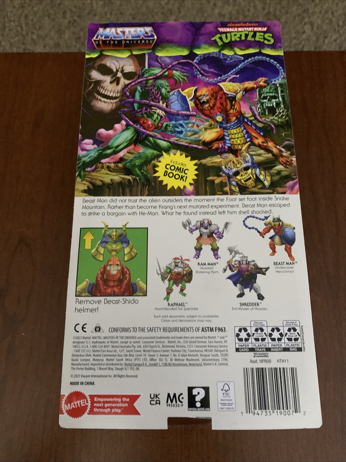 Beast Man - Turtles Of Grayskull - MOTU Origins Action Figure