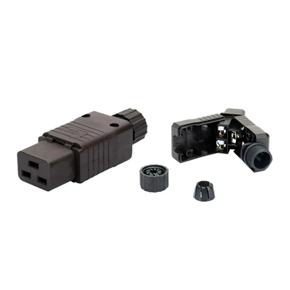 IEC 320 Plug 19 Plug Connector 16V Power Cable Connector Three ...