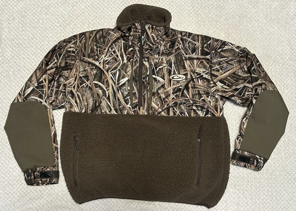 Drake Waterfowl MST Guardian Flex Sherpa Fleece Eqwader Quarter Zip ...