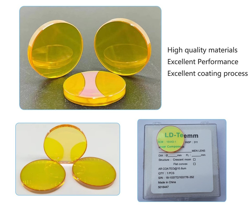 CO2 laser Focus Lens, 20mm laser Focal lens laser Mirror, CVD ZnSe lens ...
