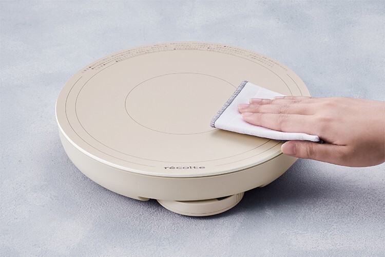 Recolte RIH-1 Tabletop IH Heater Cooking Griddle Plate AC100V Cream ...