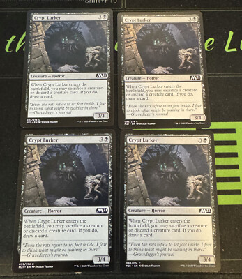 Crypt Lurker X4 M21 Core Set Magic the Gathering MTG | eBay