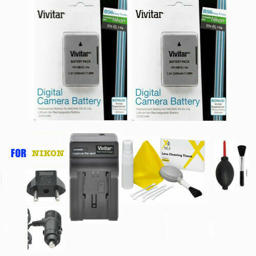 Nikon D3100 DSLR CAMERA FULL 52MM HD ACCESSORY KIT LENSES FLASH ...