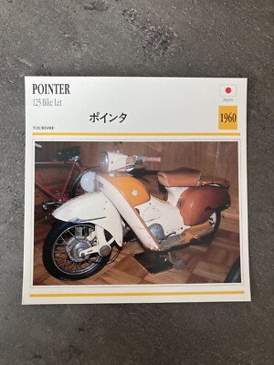 CARTE FICHE MOTO collection ATLAS POINTER 125 BIKE LET | eBay