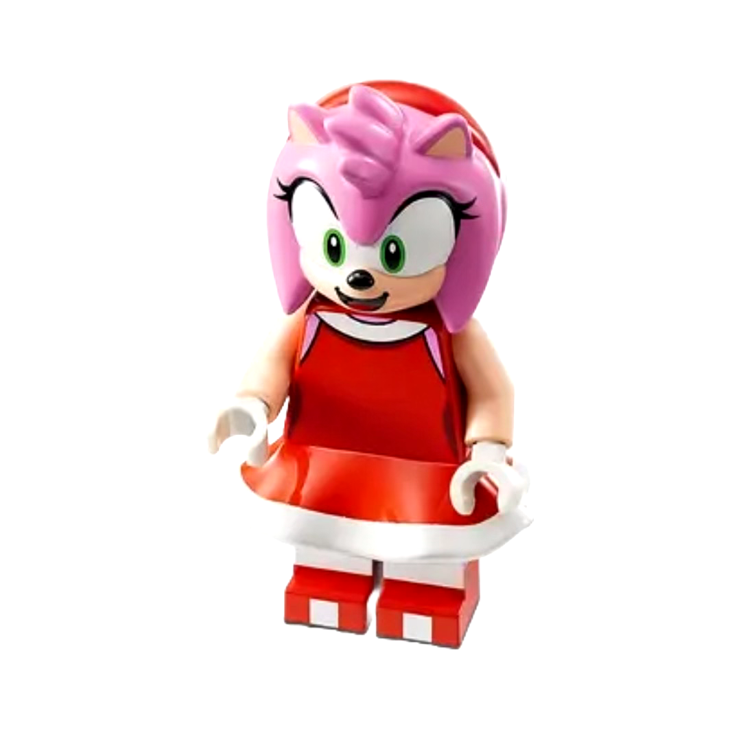 LEGO Sonic - Amy Minifigure from Set 76992 Amy's Animal Rescue Island ...