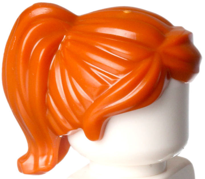 LEGO Minifigure Hair Ponytail Swept Sideways Female Girl minifig NEW | eBay