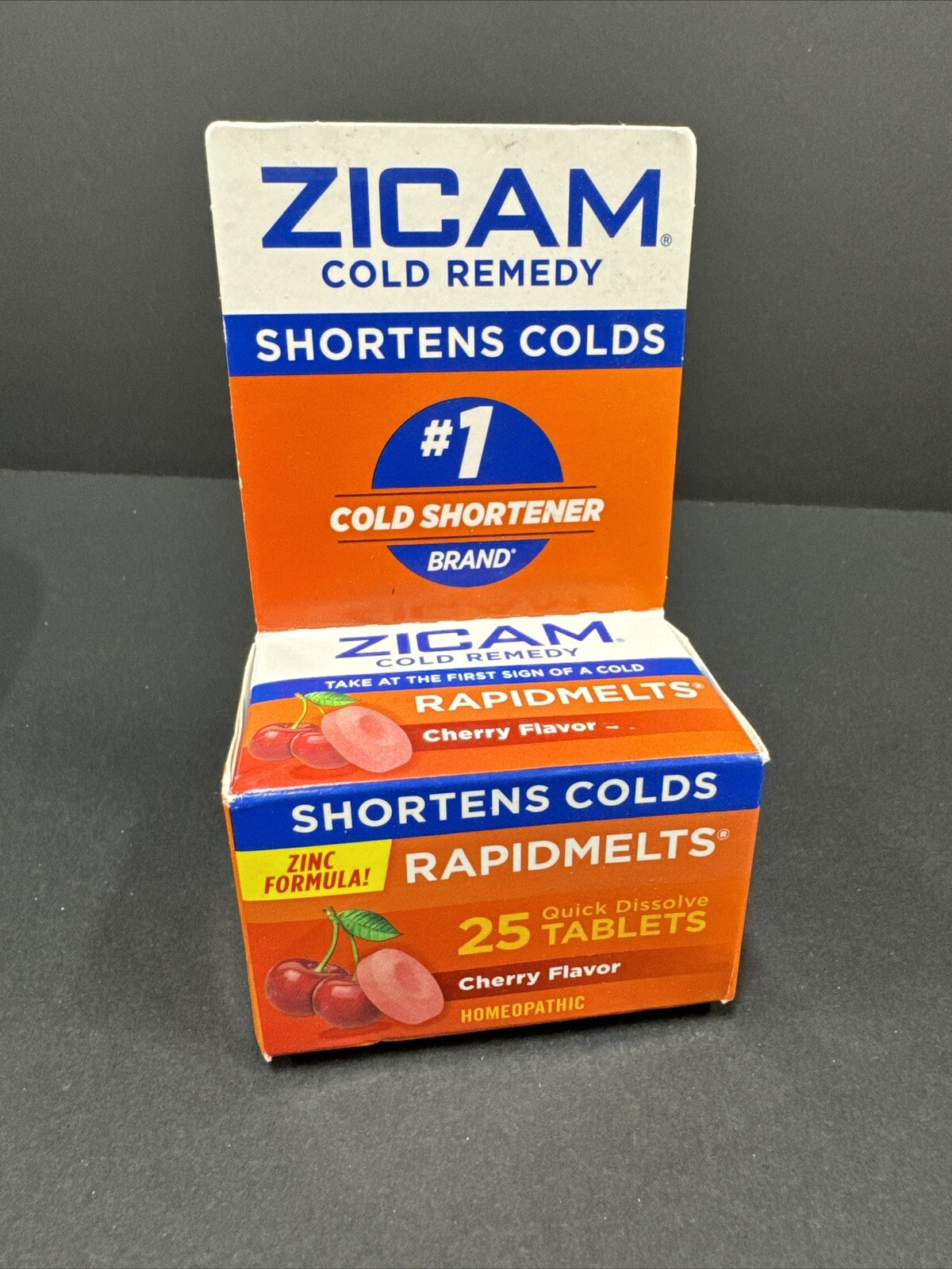 Zicam Cold Remedy RapidMelts Tablets, Cherry - 25 Count for sale online ...