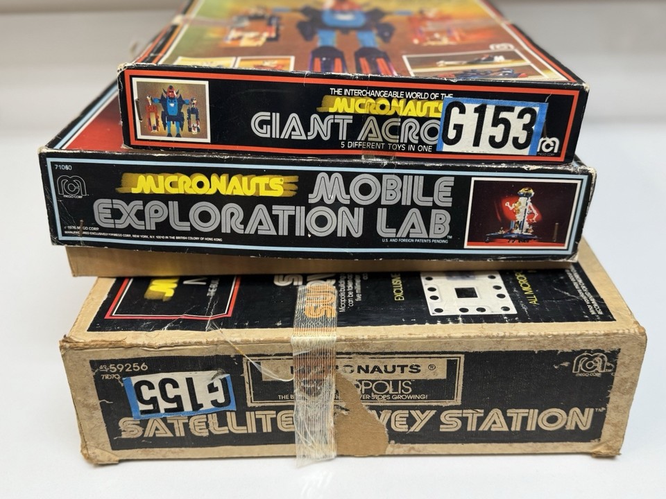 PRICE DROP - Vintage Mego Micronauts Mega Lot - Figures, Vehicles ...
