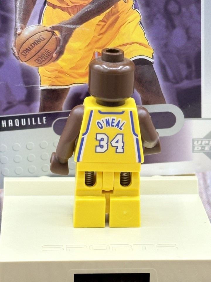 LEGO NBA Shaquille O'Neal Shaq Minifigure LA Lakers #34 Sports ...