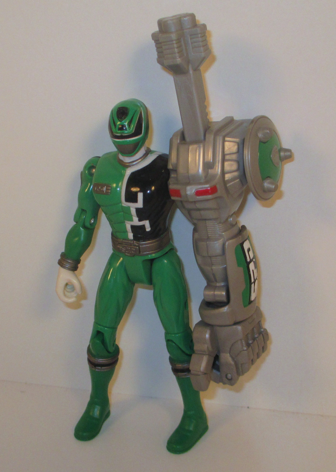 2004 Bridge Green SPD Ranger 5.5" Bandai Action Figure Power Rangers ...