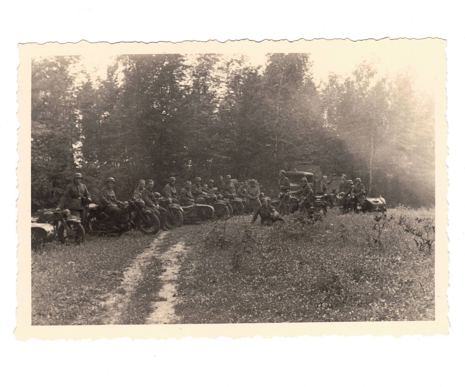 Original WWII WW2 German BMW R75 Zundapp KS 750 motorbike motorcycle ...