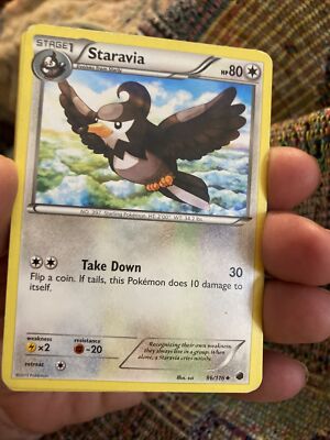 POKEMON Trading Card Stage 1 Staravia HP80 Take Down 96/116 | eBay