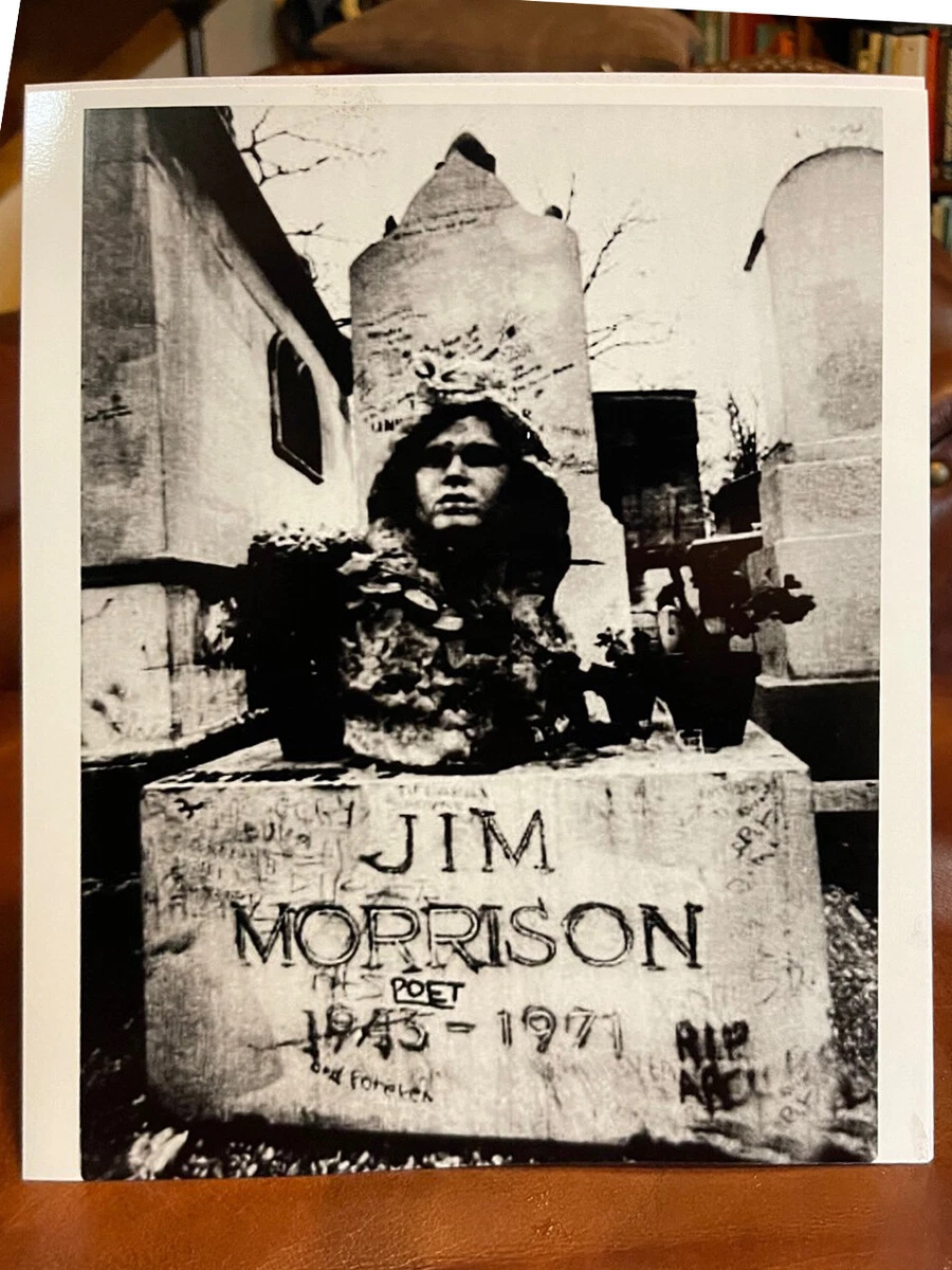 Jim Morrison Grave Poster