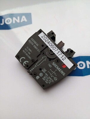 SIEMENS 3SB3400 0A 400V AC12 10A AC15 6A 230V contact block 1no 1ncNEW ...