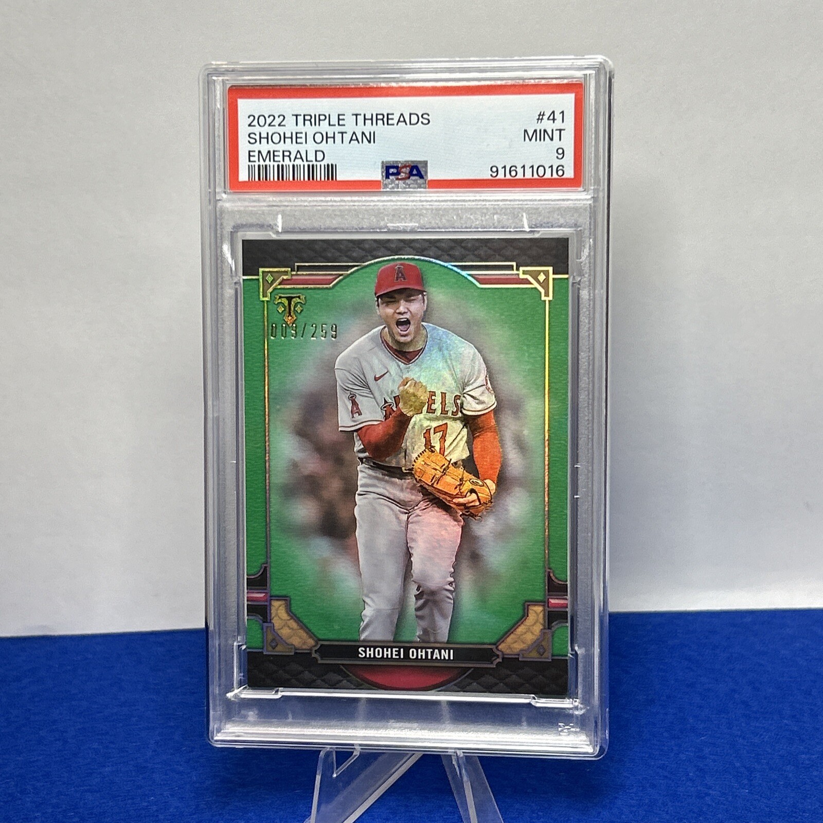 2022 Topps Triple Threads - Emerald #41 Shohei Ohtani /259 Pop 2 ! None ...