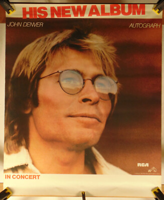 JOHN DENVER--Autograph--Promo Poster | eBay