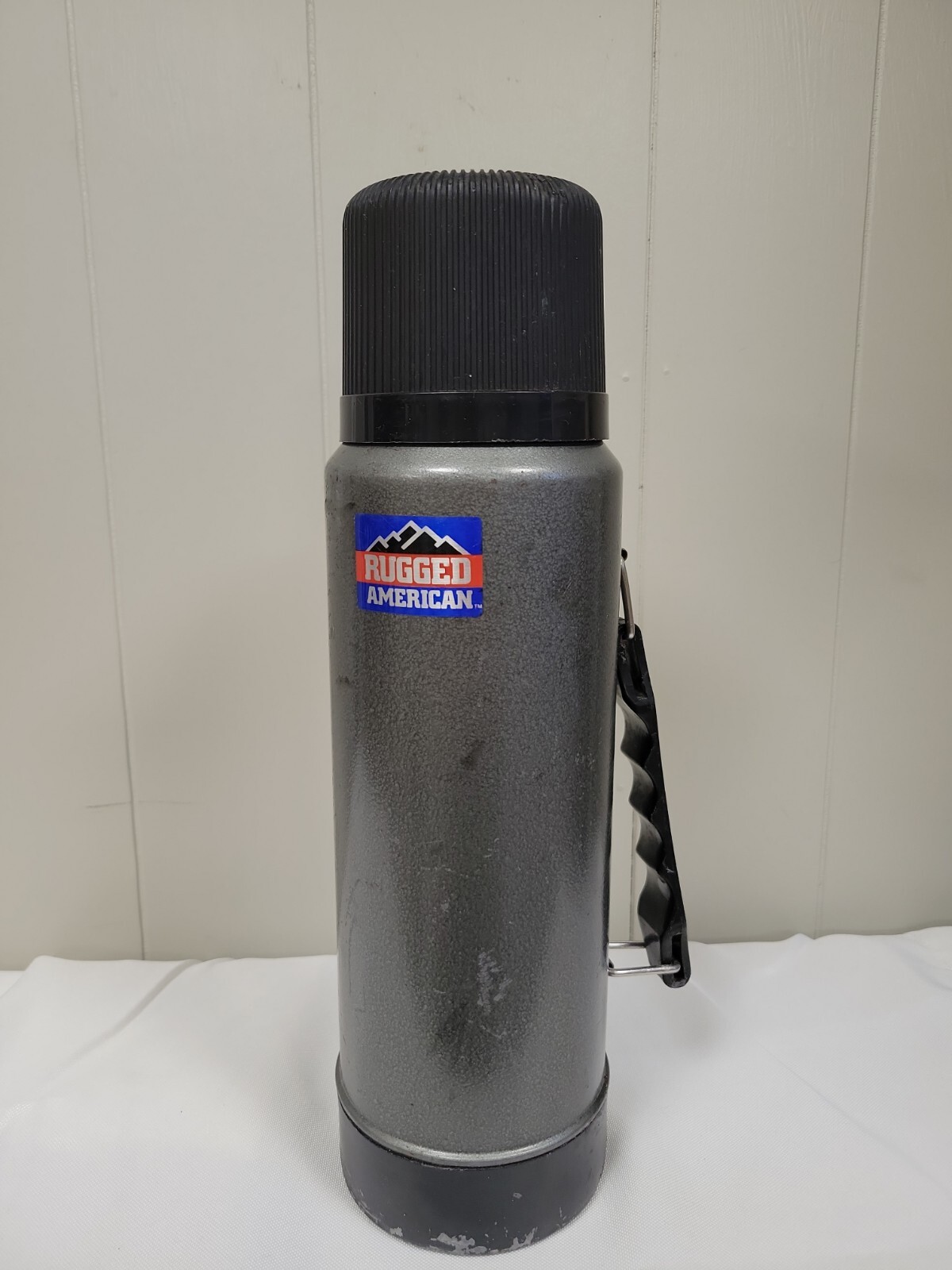 Vintage Aladdin SB950H Rugged American Thermos 1 Quart Stainless Steel ...