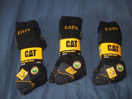 CAT Real Work Socks, UK Mens 6-11, 9 Pairs, Brand New | eBay