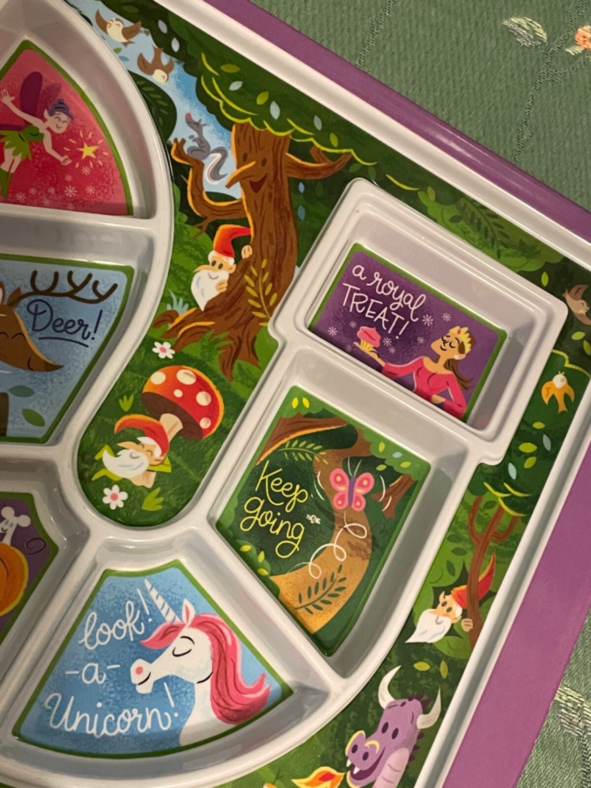 Fred Dinner Winner Interactive Game Enchanted Forest Tray Kids Dinner ...