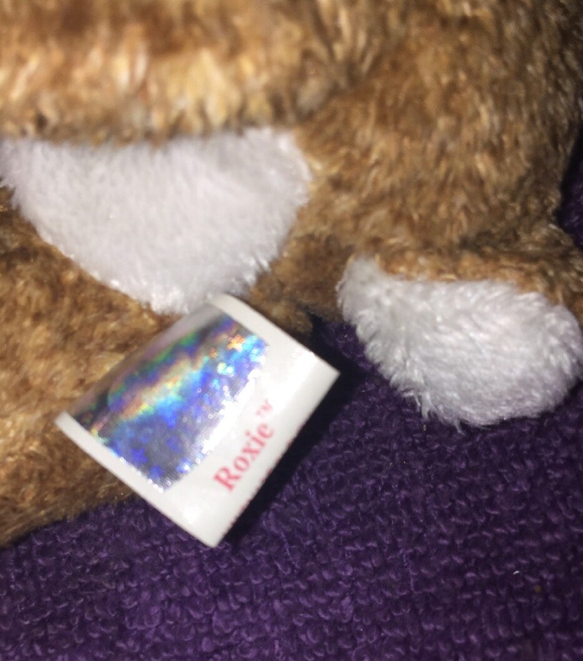 TY Beanie Baby - ROXIE the Reindeer (Black Nose) With Tag Protector ...