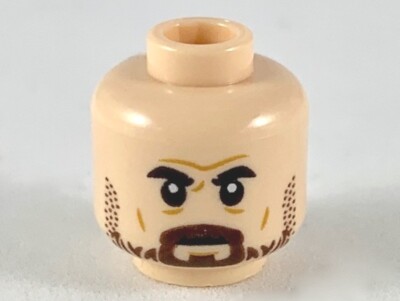 NEW LEGO BEARD Head Goatee Stubble STRANGER THINGS Hopper Sheriff Red ...