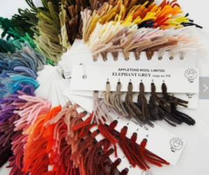 Appletons Wool Shade Guide sample cards - for crewel & tapestry yarn | eBay