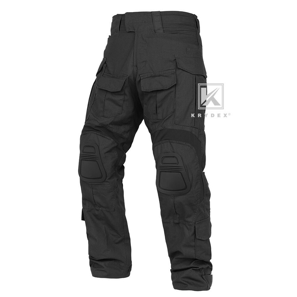 KRYDEX Gen3 Combat Trouser Men Tactical Pants Knee Pads Army Paintball ...