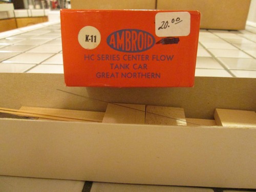 ambroid old wood center flow tank car kit HO scale //// | eBay