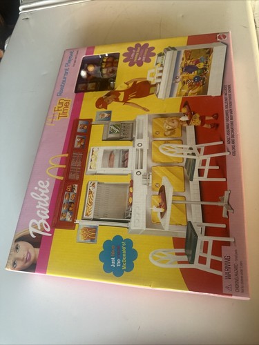 Barbie Fun Time! McDonald's Restaurant Playset Mattel # 88811 - NEW ...