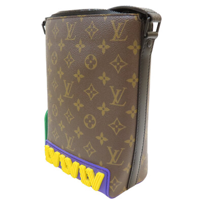 LOUIS VUITTON Cruiser Messenger Bag Monogram Brown Monogram LOUIS VUITTON Cruiser Messenger Bag Monogram Brown Monogram