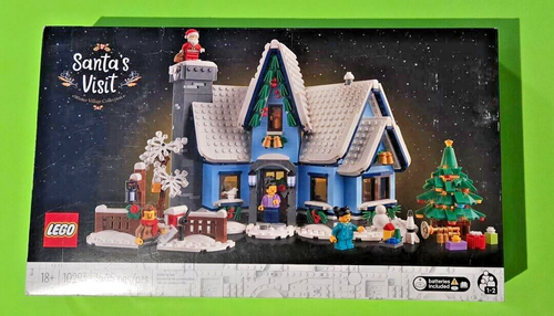LEGO SANTA'S VISIT Winter Village Collection Set 10293 (1445 Pieces ...