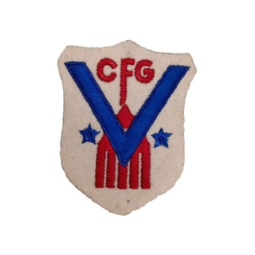 pk694 Original WW2 US Civilian Girls Farm Corp CFG V For Victory Patch ...